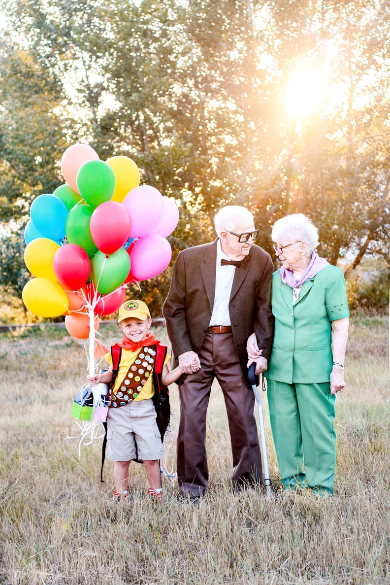 A Little Boy and His Grandpa Did an Up-Inspired Photo Shoot | PS Family