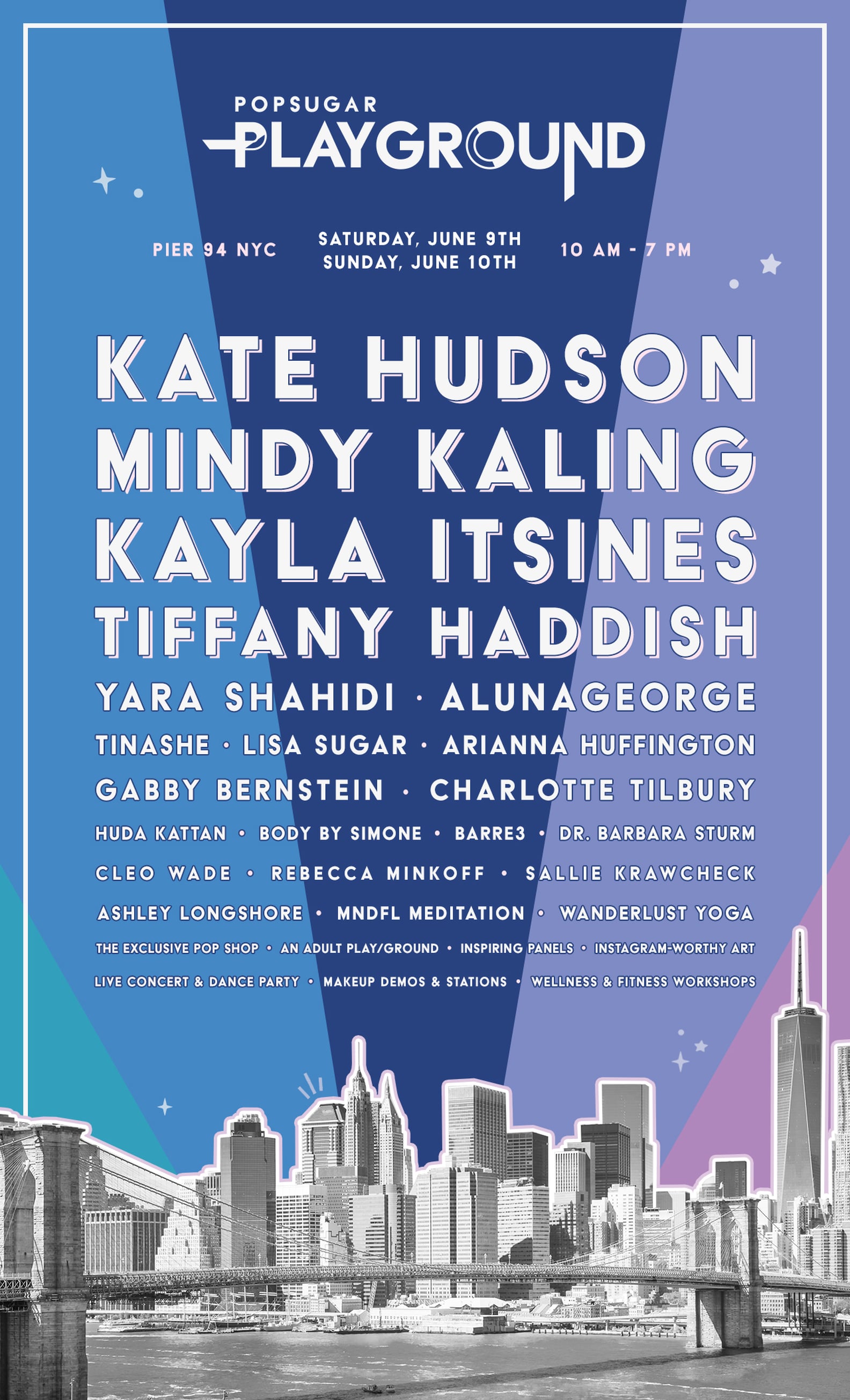 POPSUGAR Playground Schedule by Day | PS Celebrity