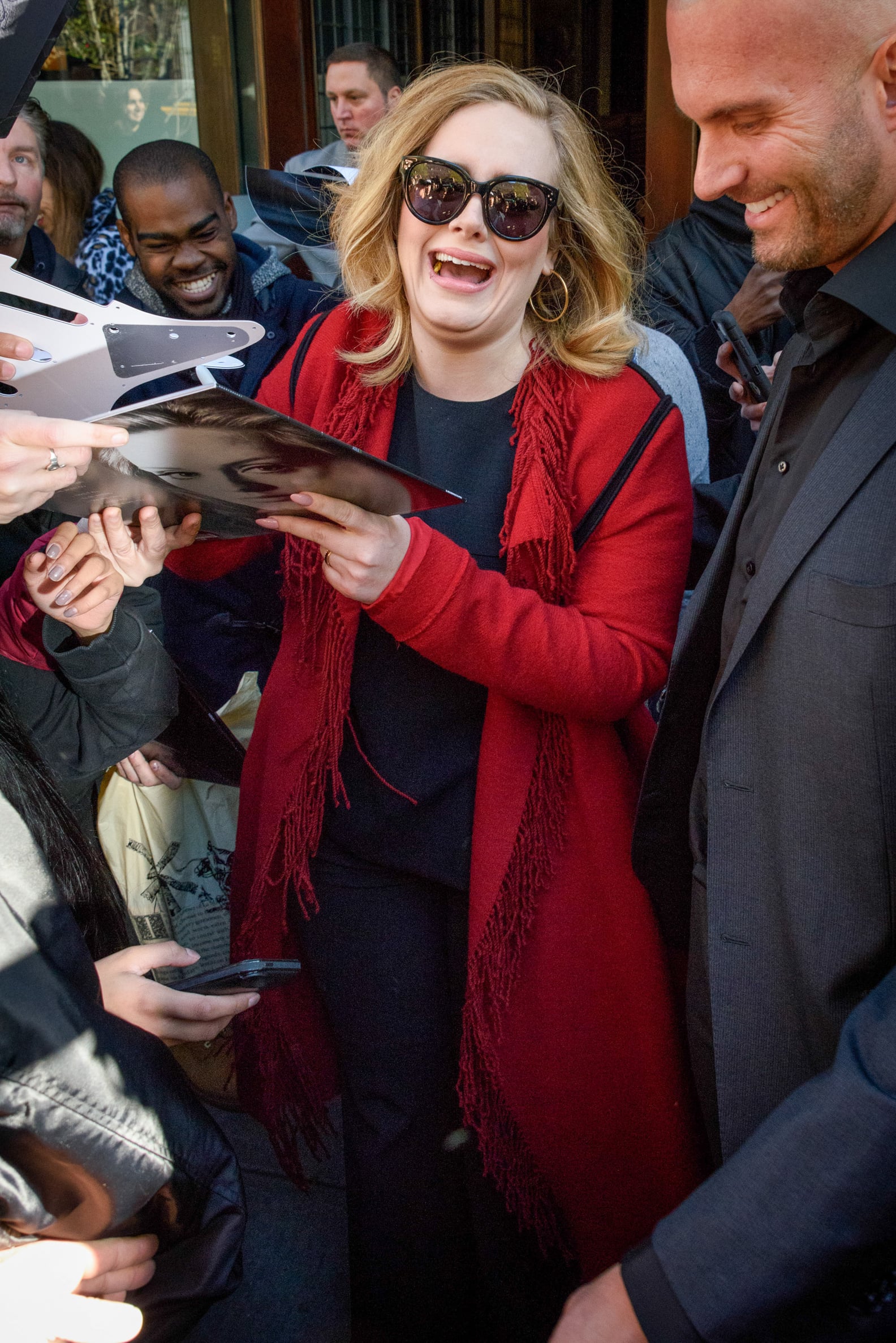 Adele Out in NYC After Her Album Release | POPSUGAR Celebrity