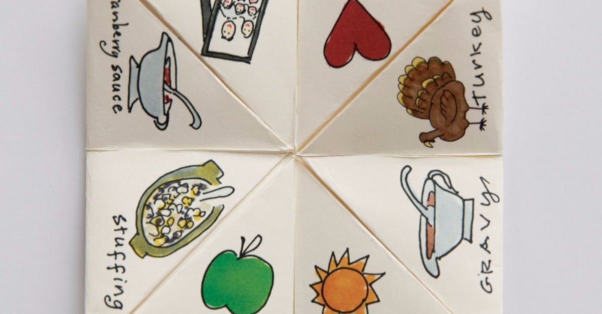 Thanksgiving Cootie Catcher | PS Family