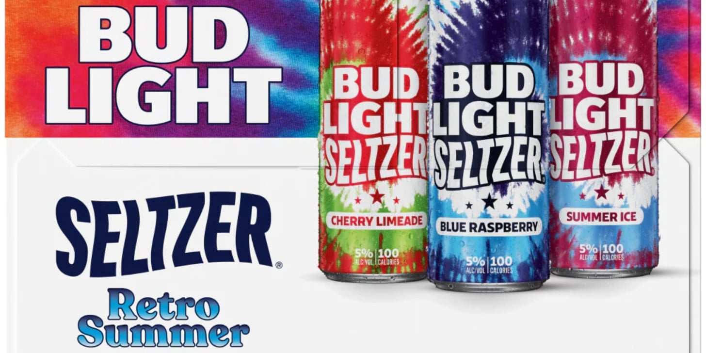 Buy Bud Light's Limited Edition Retro Summer Seltzer Here | PS UK Food