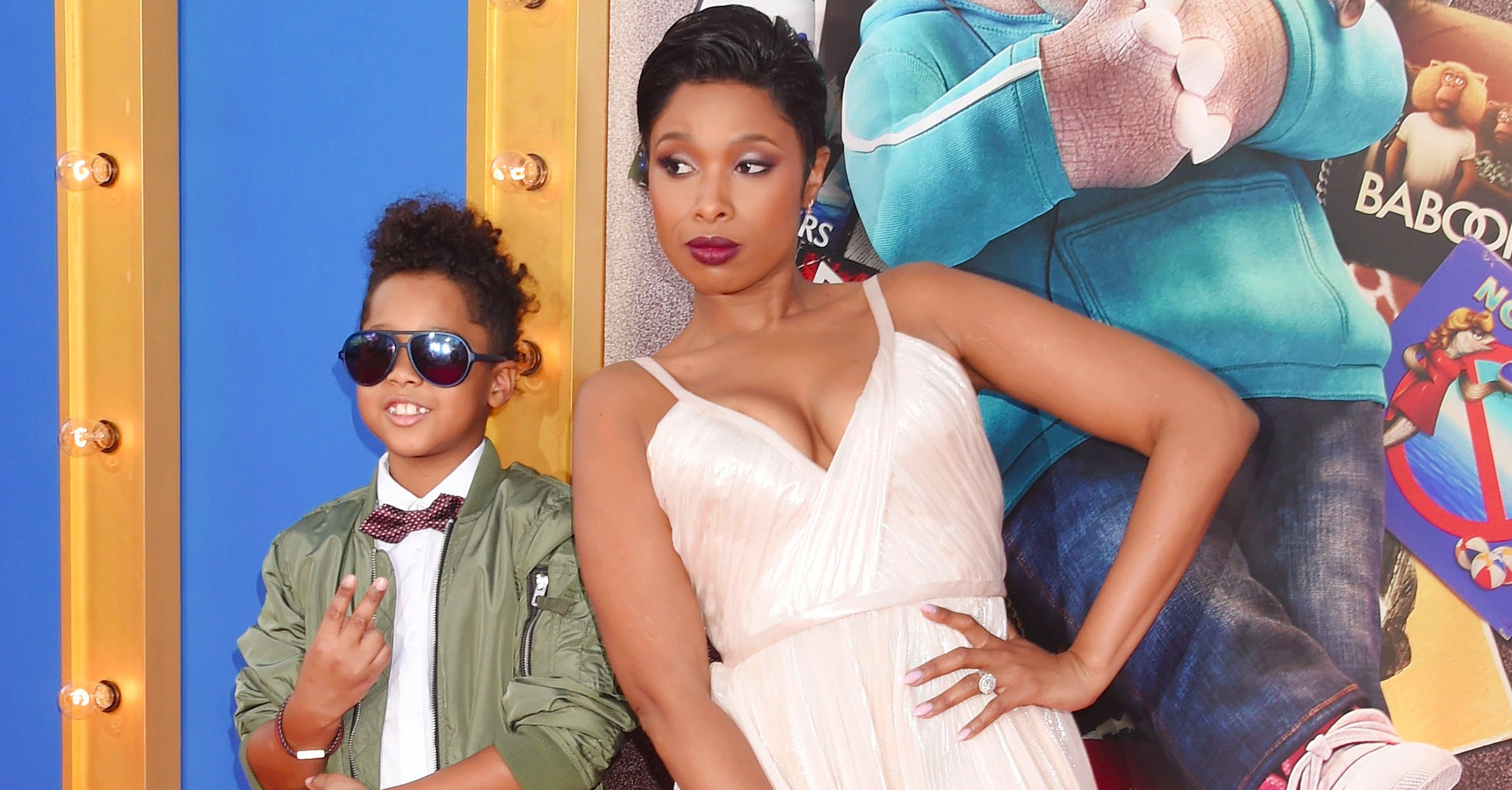 Jennifer Hudson at LA Sing Premiere With Son December 2016 | POPSUGAR ...