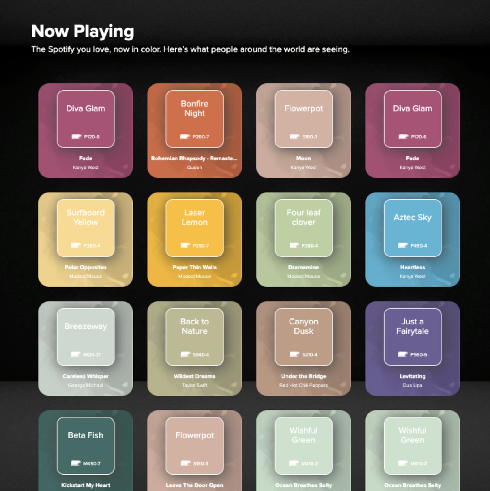 How to Match Your Favorite Songs to Colors | Spotify x Behr | PS ...