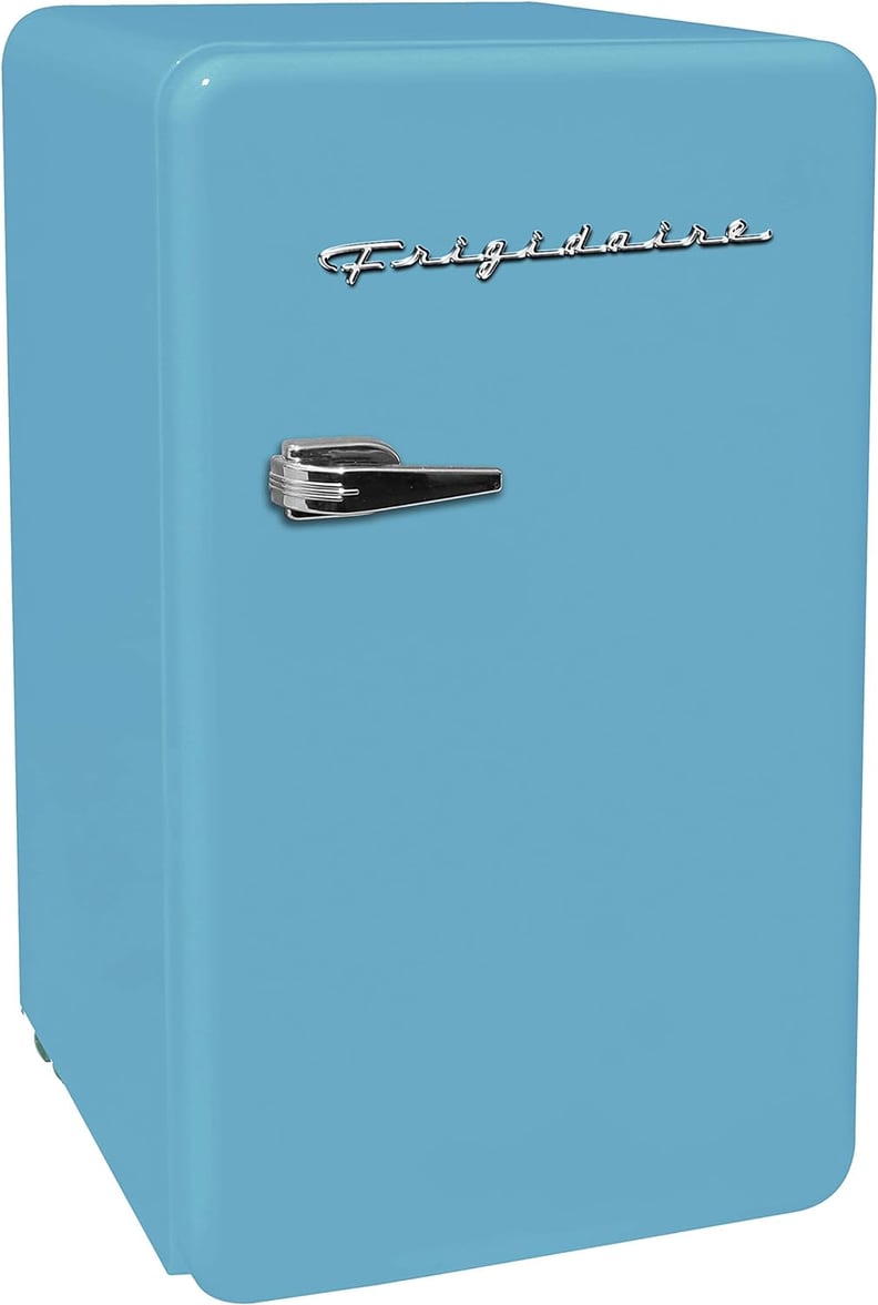 mini fridge blue
