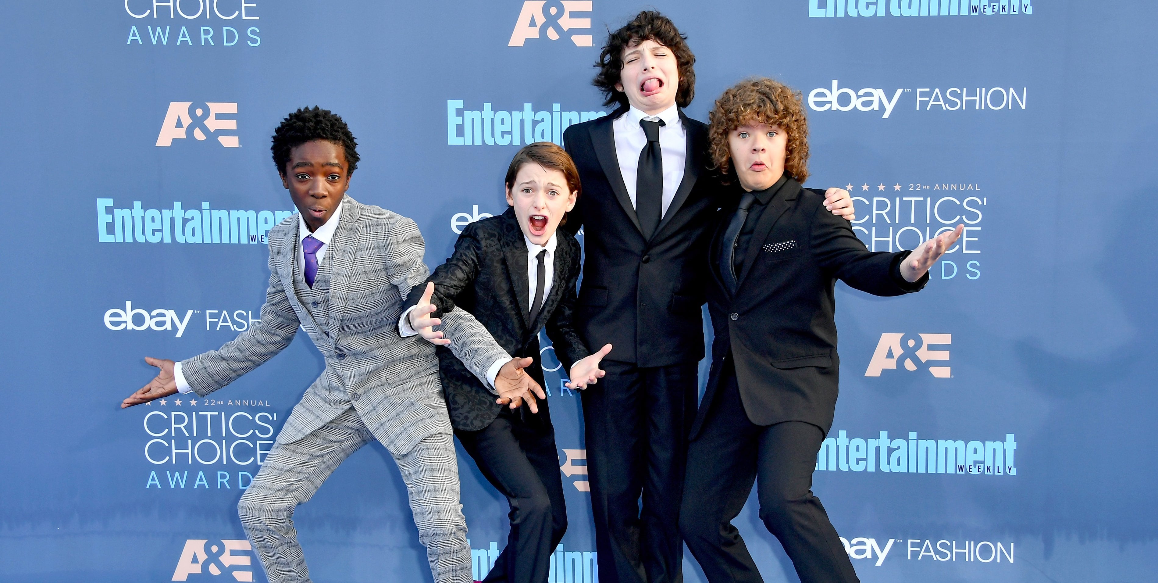 Stranger Things Cast at the 2017 Critics' Choice Awards | POPSUGAR ...