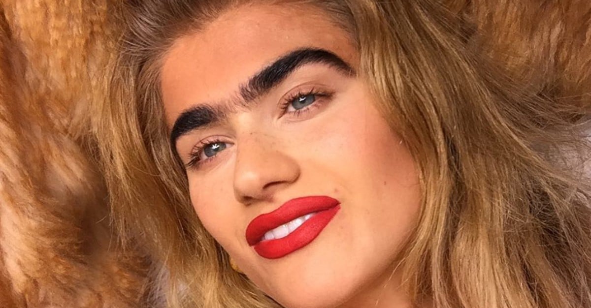 Model With Unibrow | PS Beauty