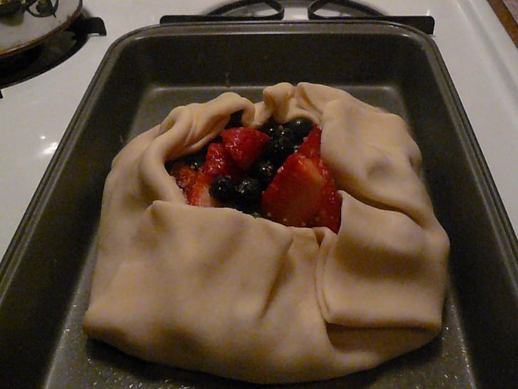 Rustic Open Faced Fruit Pie