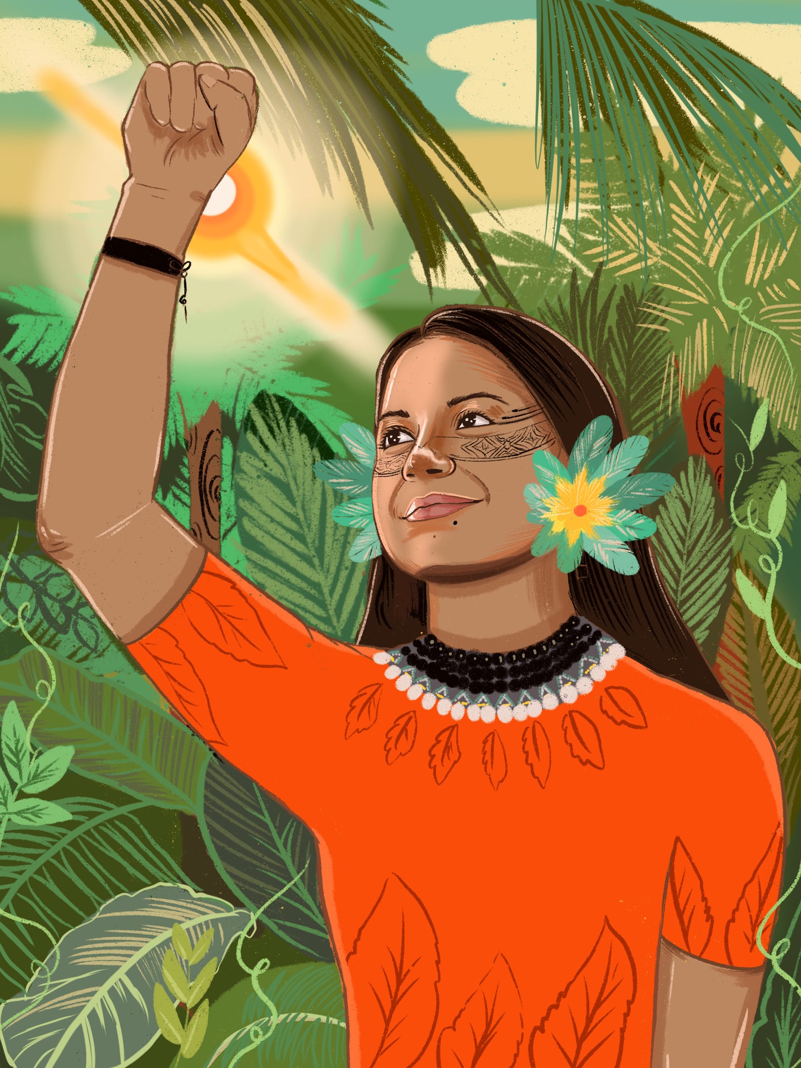 This Artist Creates Portraits of Women Climate Activists | PS Smart Living