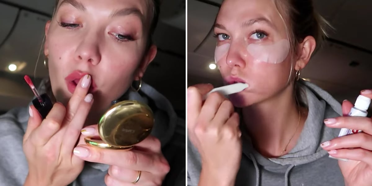 Karlie Kloss Airplane Makeup Routine Video | PS Beauty