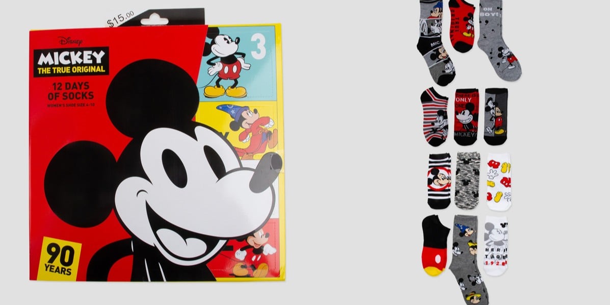 Mickey Mouse 90th Anniversary Sock Advent Calendar at Target | PS Family