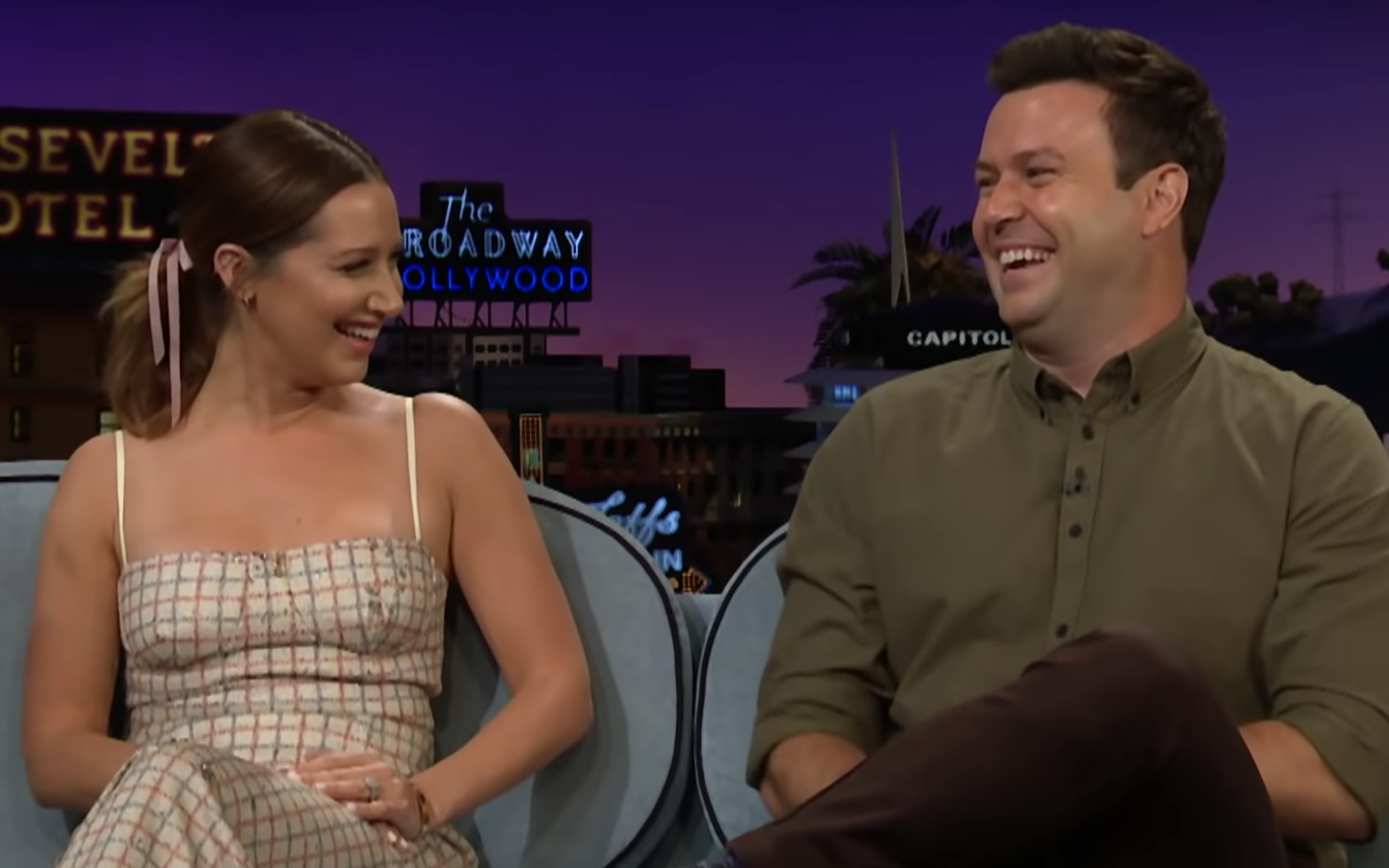 Ashley Tisdale and Taran Killam Talking About Disney Video | POPSUGAR ...