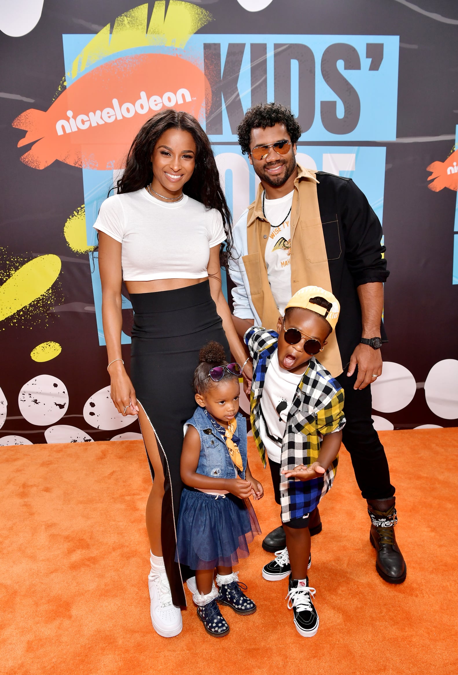 Ciara and Her Family at the 2019 Kids' Choice Sports Awards | PS Celebrity
