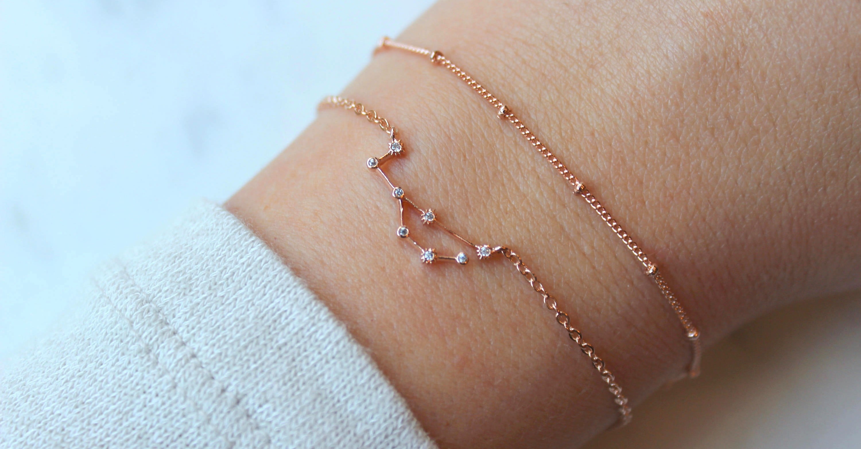 Cute Zodiac Sign Bracelet on Etsy | POPSUGAR Fashion