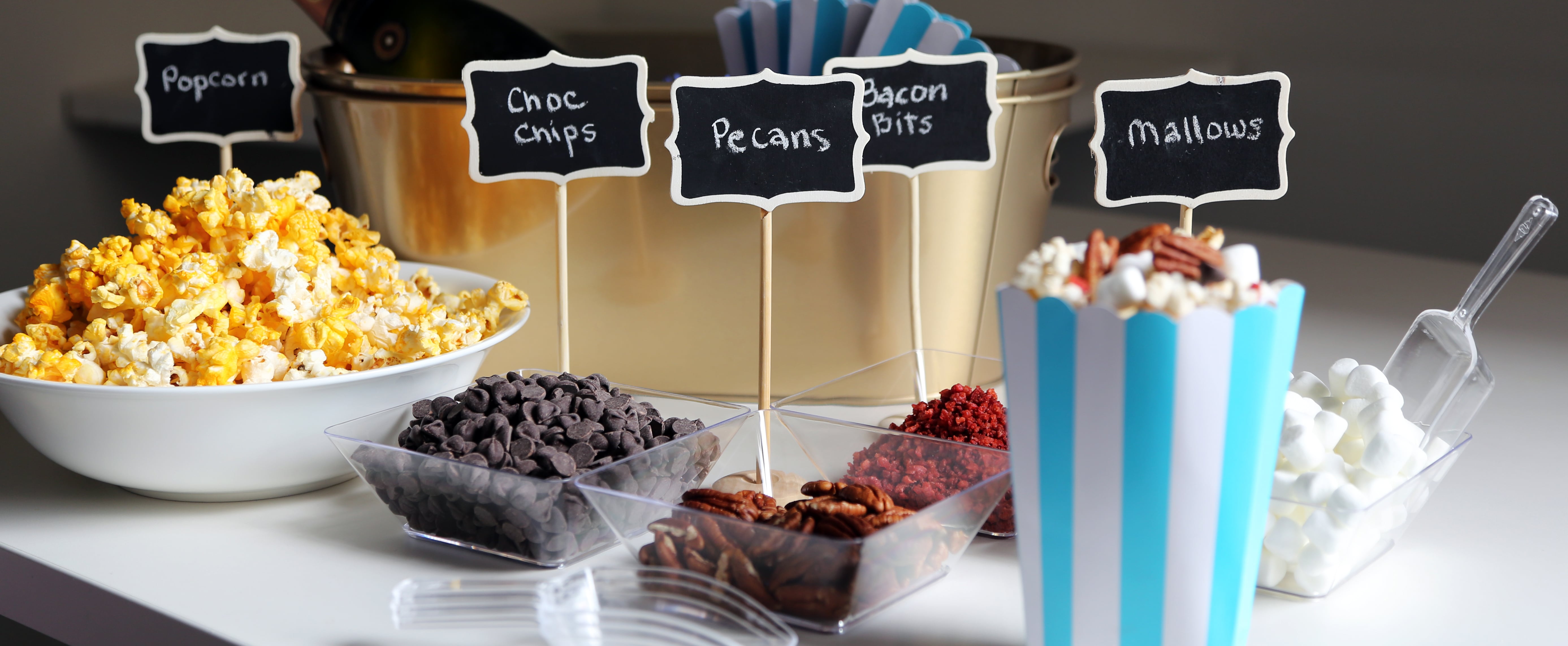 How to Set Up a DIY Popcorn Bar | POPSUGAR Food