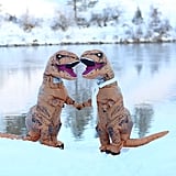 T-Rex Engagement Photo Shoot | POPSUGAR Love & Sex