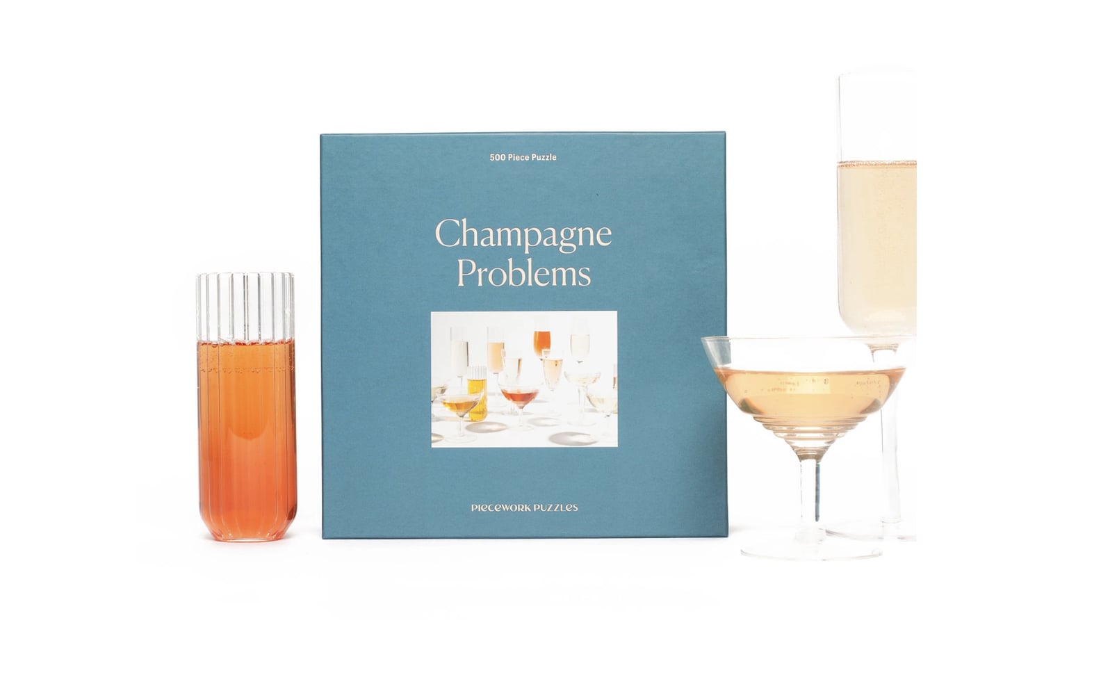500-Piece Champagne Jigsaw Puzzle | PS Smart Living