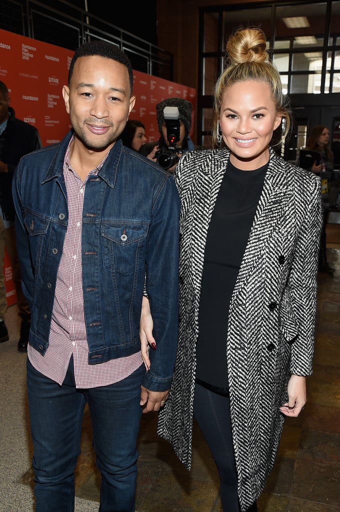 Chrissy Teigen and John Legend at Sundance Jan. 2016 | POPSUGAR Celebrity