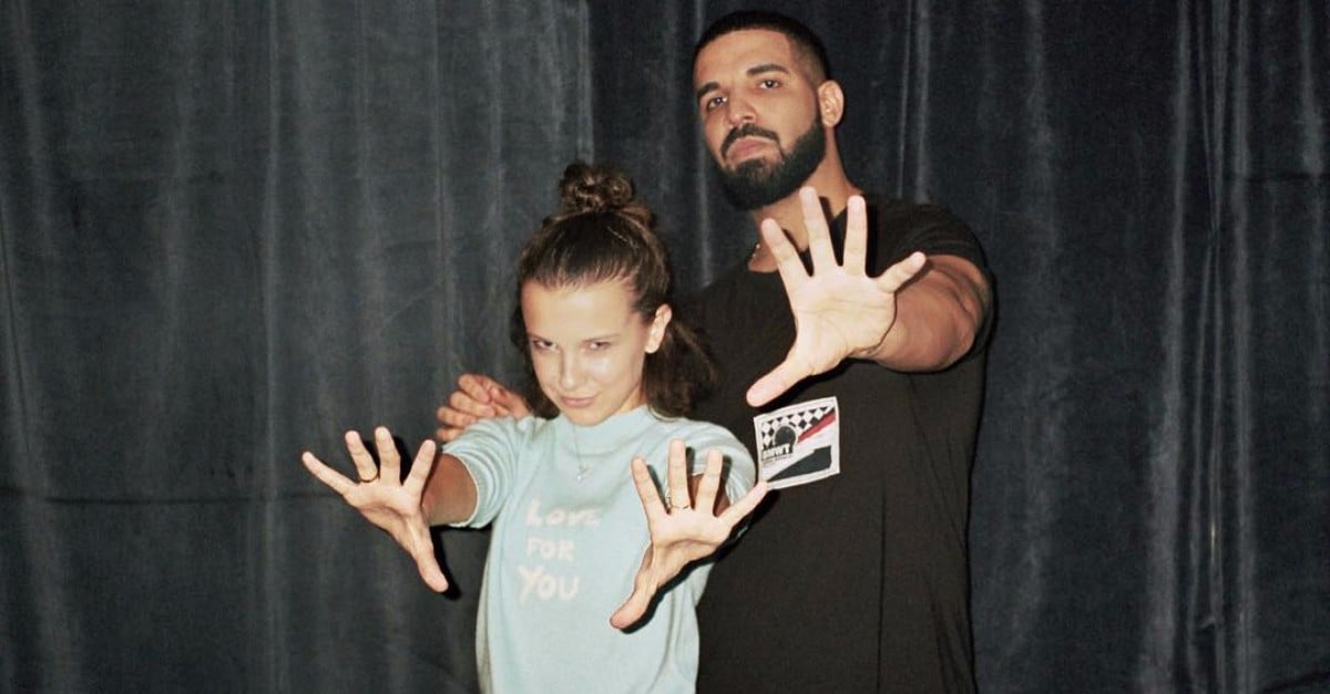 Drake and Millie Bobby Brown Instagram Photo November 2017 | PS Celebrity