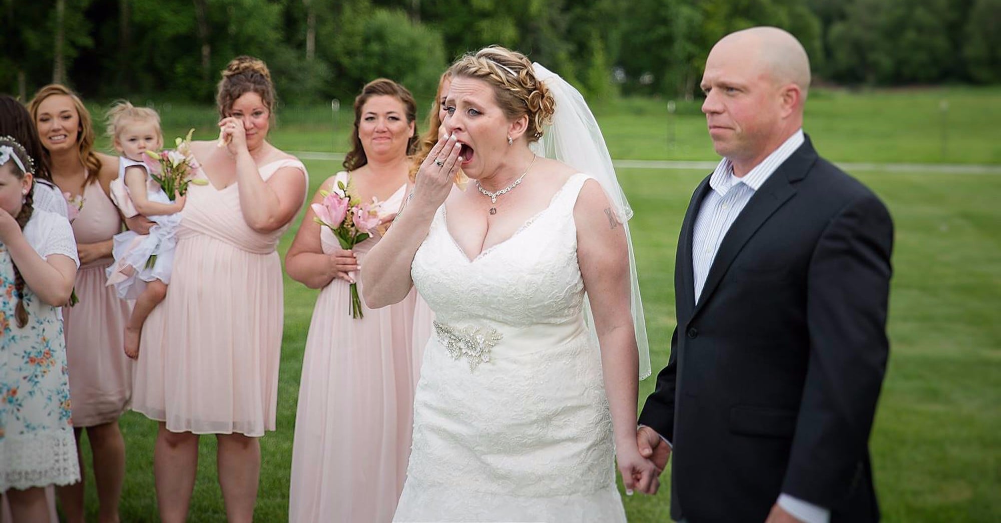 Bride Meets Son's Heart Recipient at Wedding | PS Family