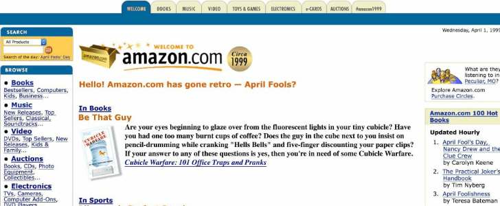What Did Amazon Used to Look Like? | PS Tech