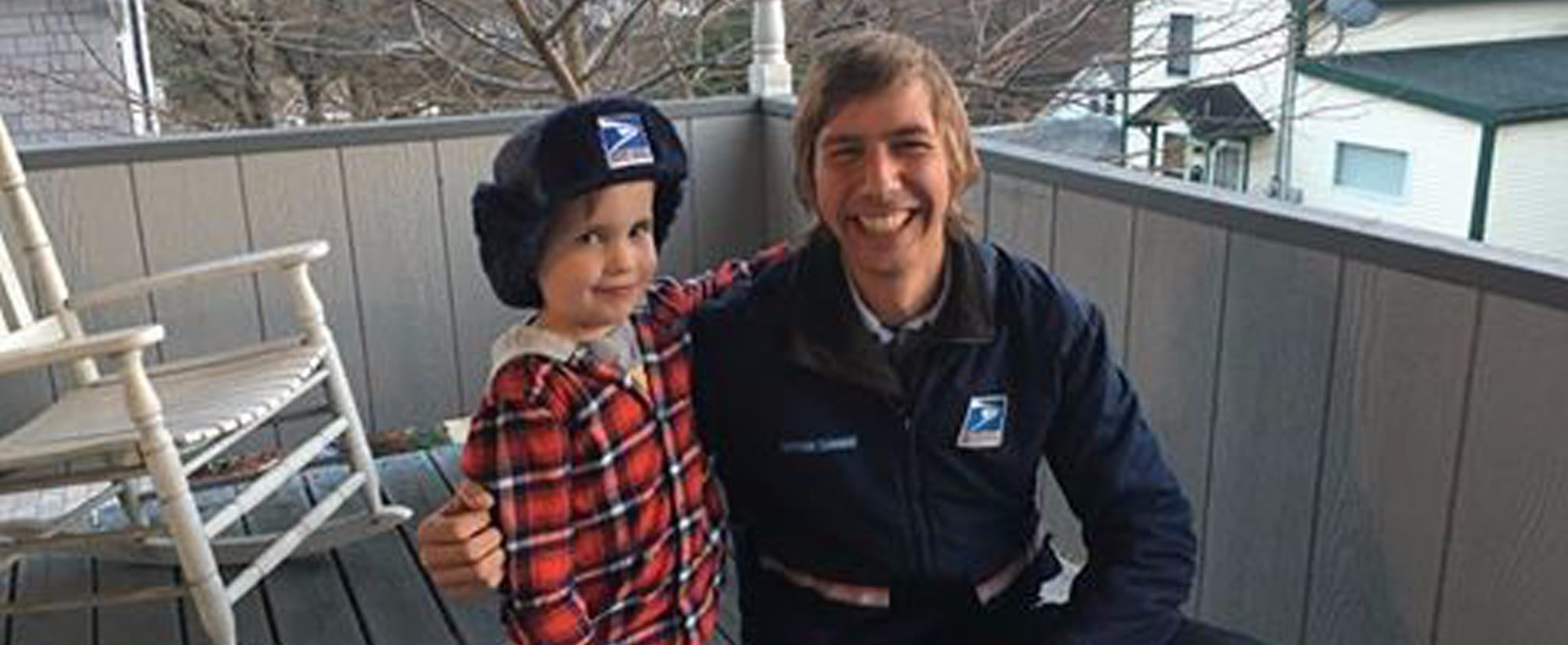 Mailman Gives Little Boy Letter and Hat to Say Goodbye | PS Family