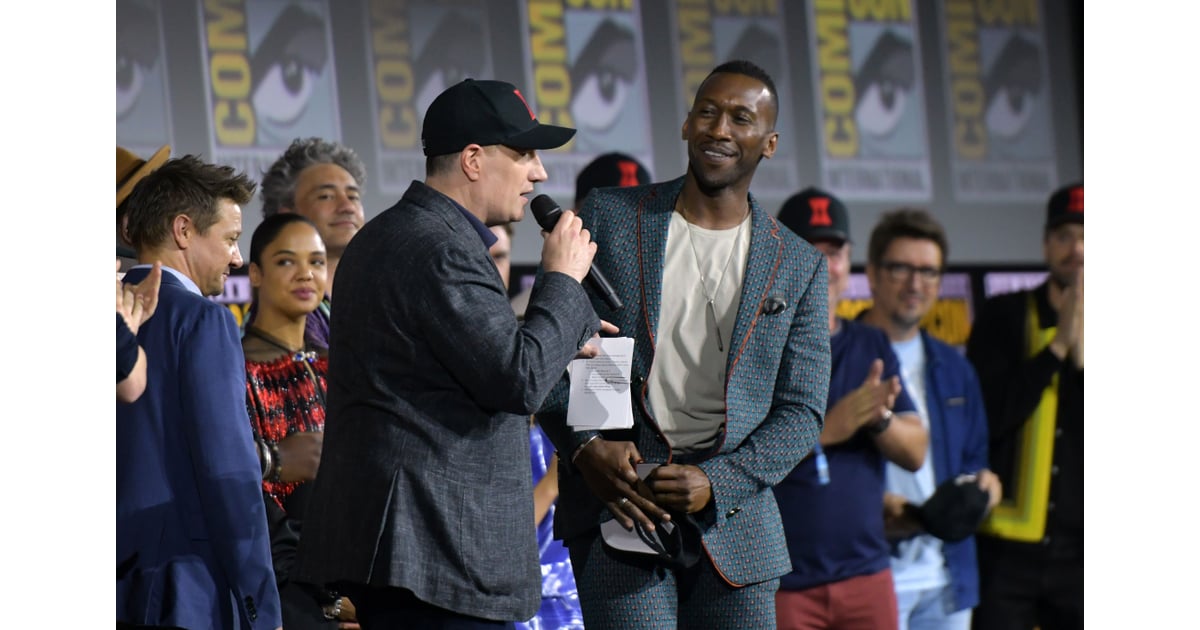 Pictured: Kevin Feige and Mahershala Ali at San Diego Comic-Con ...