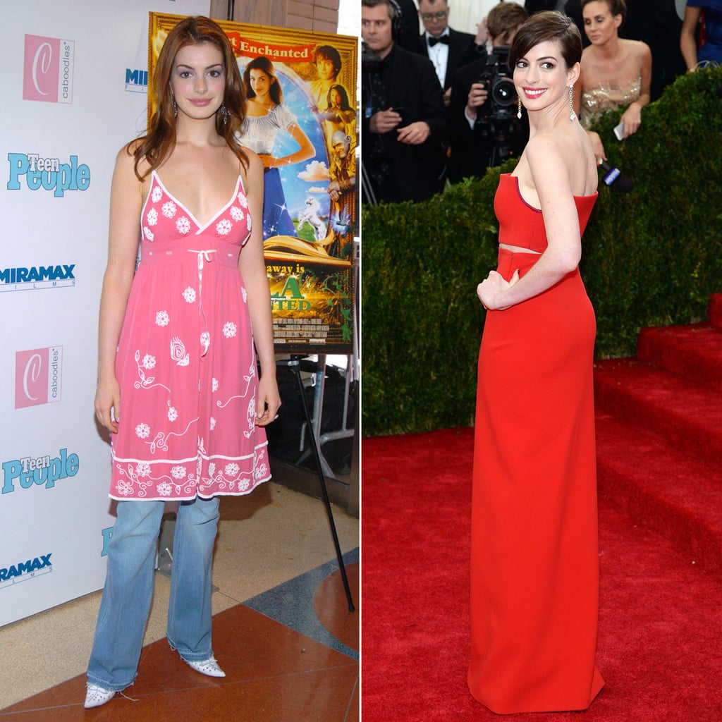 Anne Hathaway Red Carpet Evolution POPSUGAR Fashion
