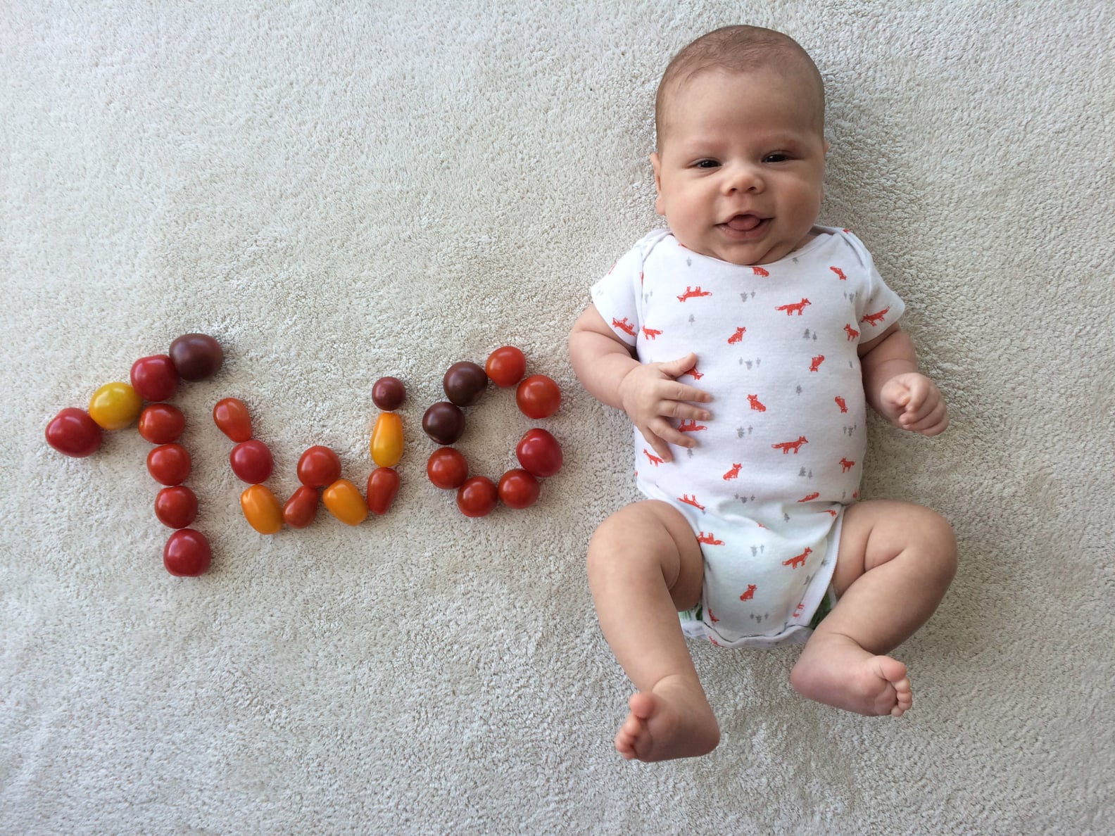 Baby's Monthly Veggie Photo Series | PS Family