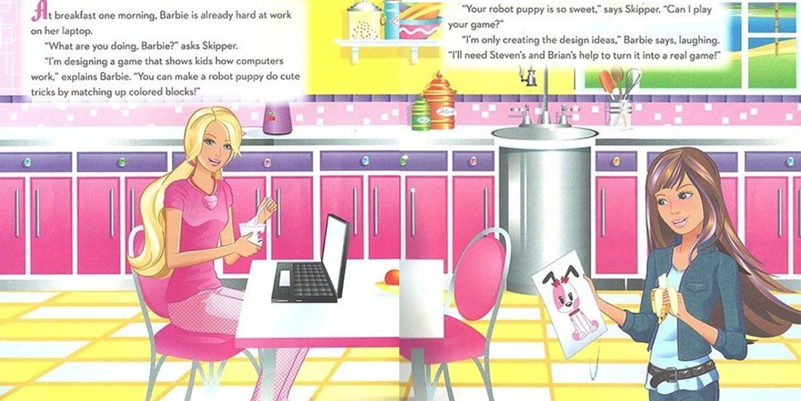 Barbie Computer Engineer Book | PS Tech