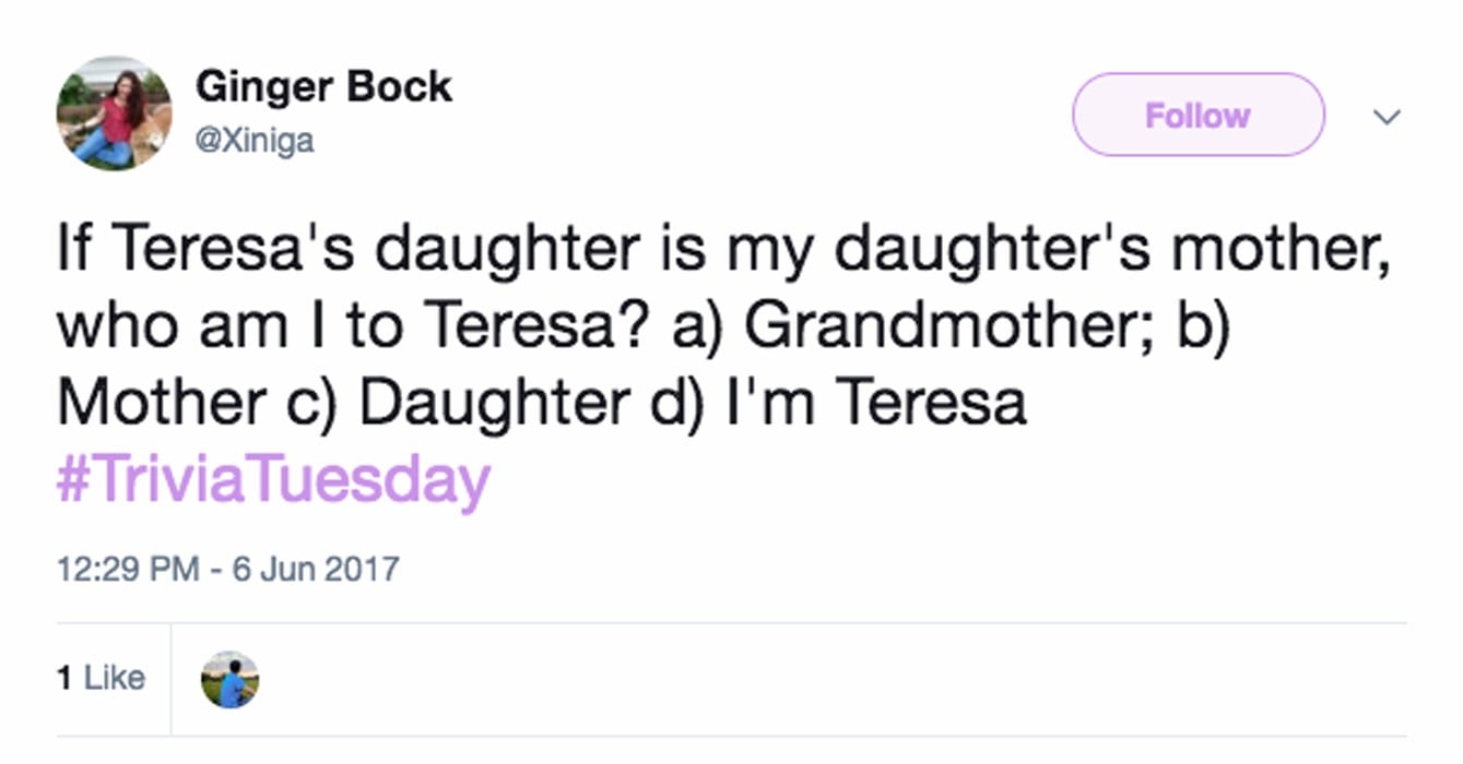 Teresa Mother-Daughter Riddle | POPSUGAR Family