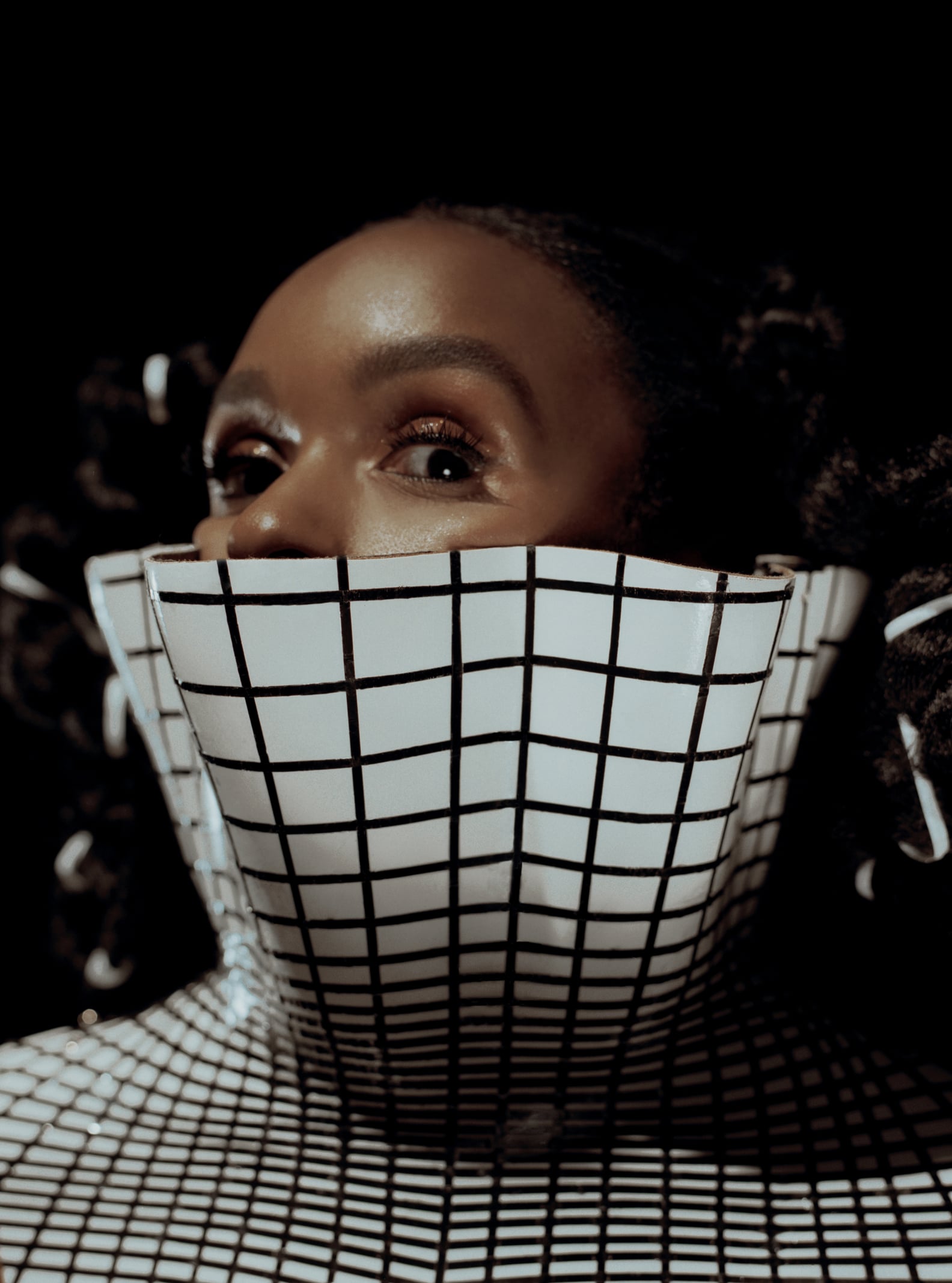 Paper Magazine Janelle Monáe Makeup and Hair | PS Beauty