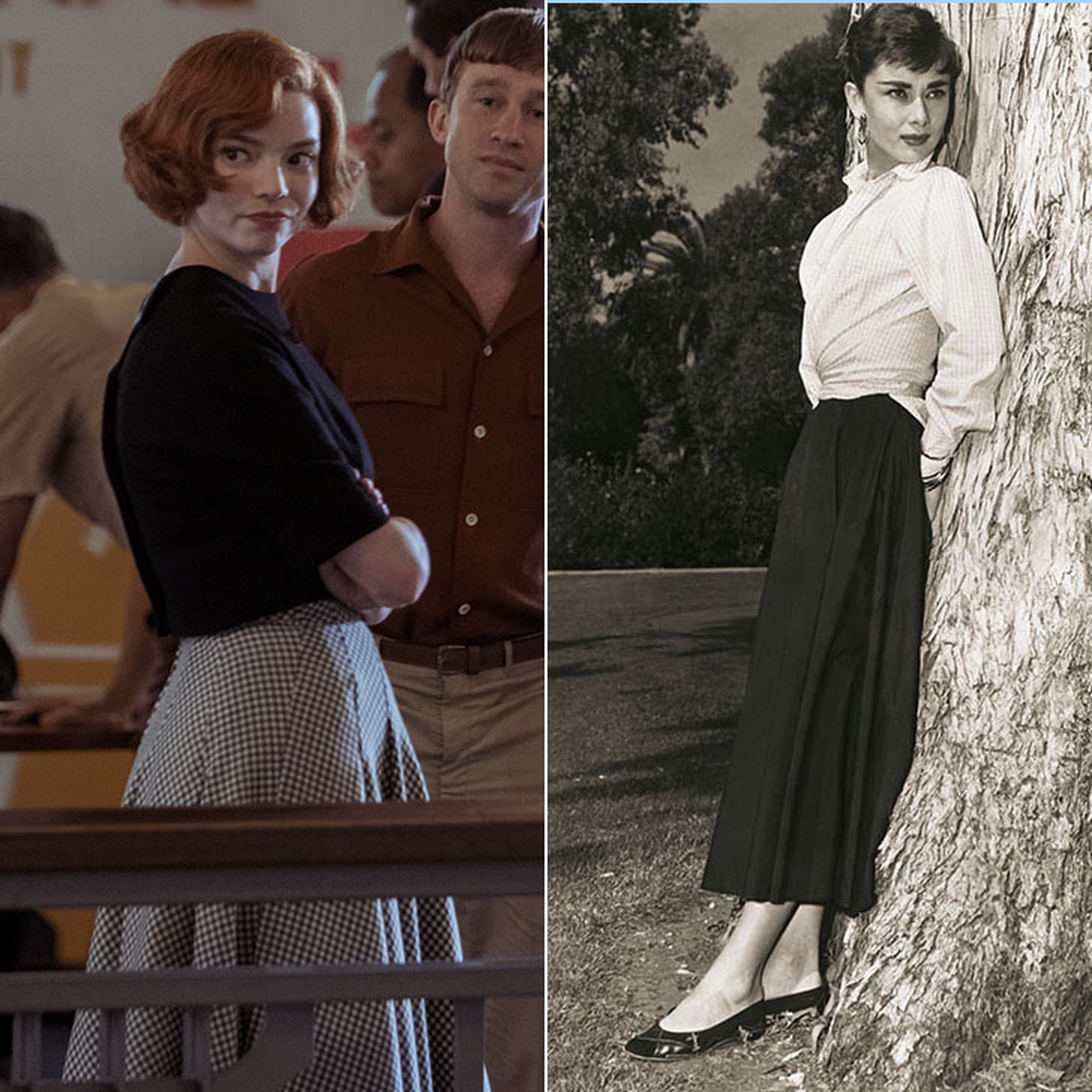 The Queen's Gambit: Beth's Style Is Based on Audrey Hepburn | PS Fashion