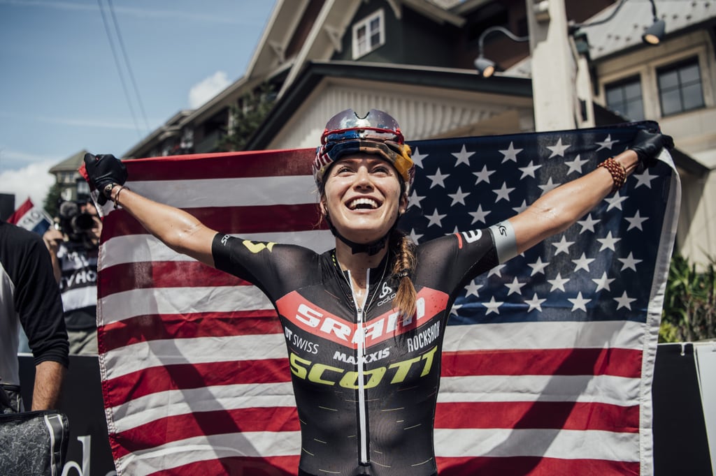Kate Courtney Wins a Historic Mountain Biking World Cup | POPSUGAR Fitness