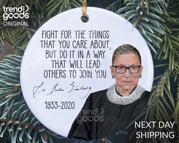 RBG Christmas Ornaments | POPSUGAR Home
