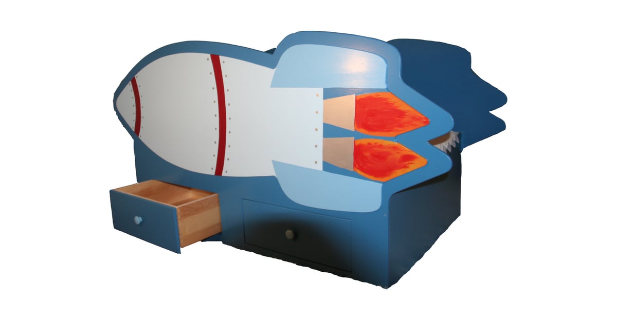Colorado Furniture Rocket-Ship Bed | Custom Etsy Furniture For Kids ...