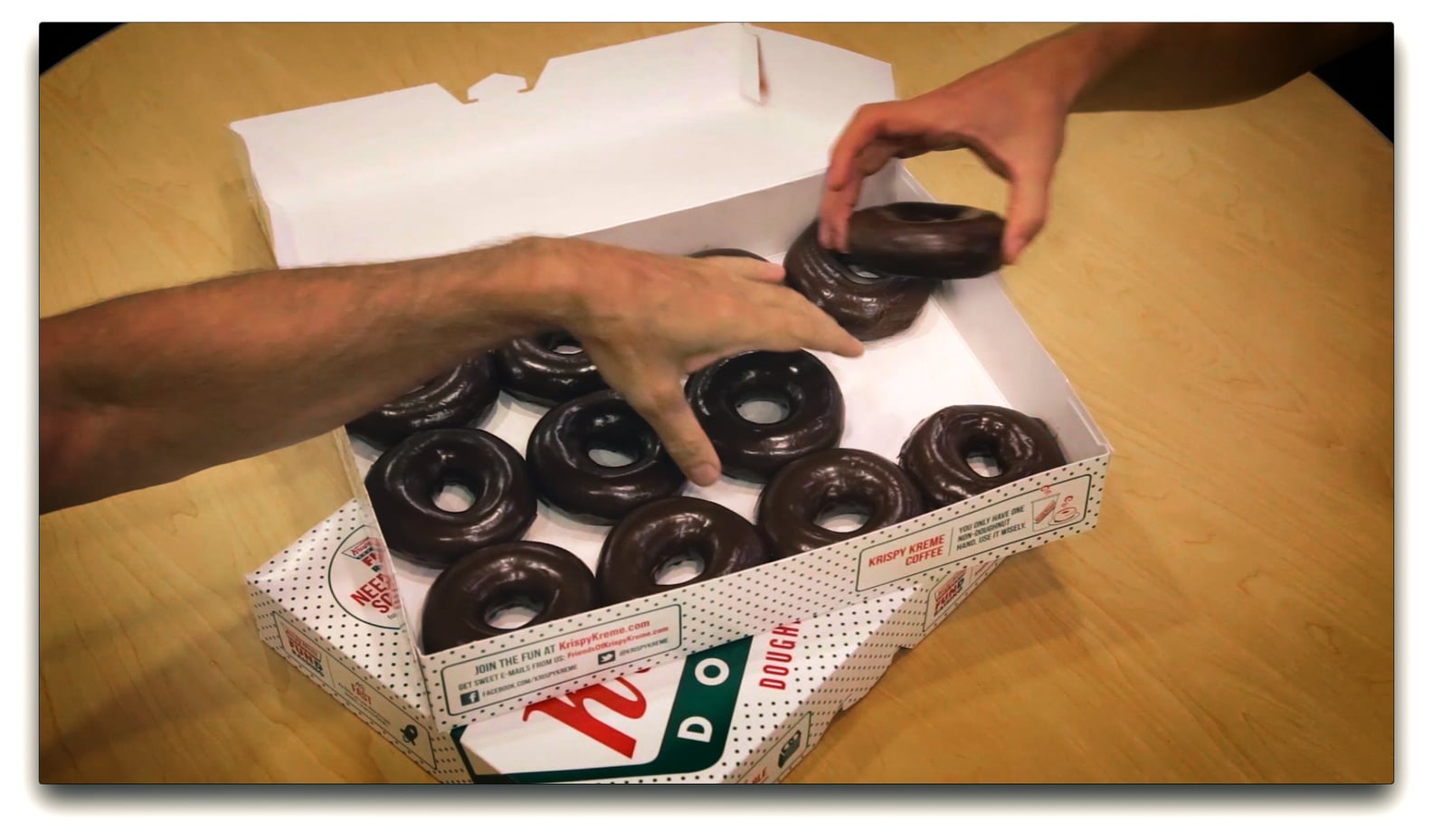 Krispy Kreme Solar Eclipse Chocolate Doughnuts 2017 | PS Food