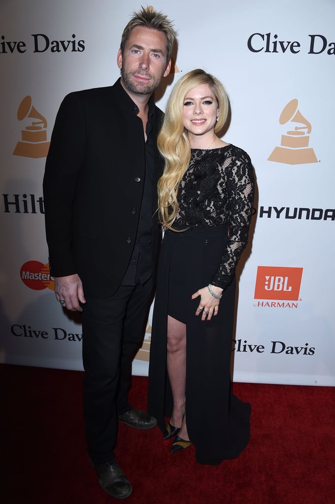Avril Lavigne and Chad Kroeger at Grammys Party 2016 | POPSUGAR Celebrity