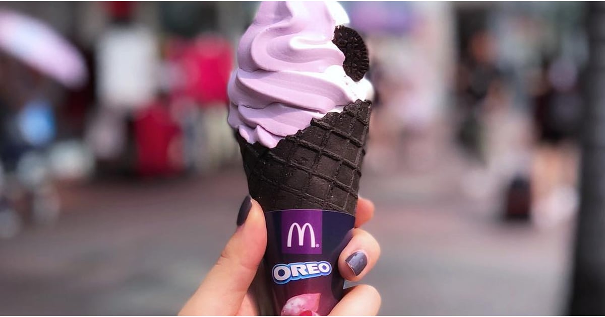 McDonald's Hong Kong Oreo Sweet Potato Soft Serve | POPSUGAR Food