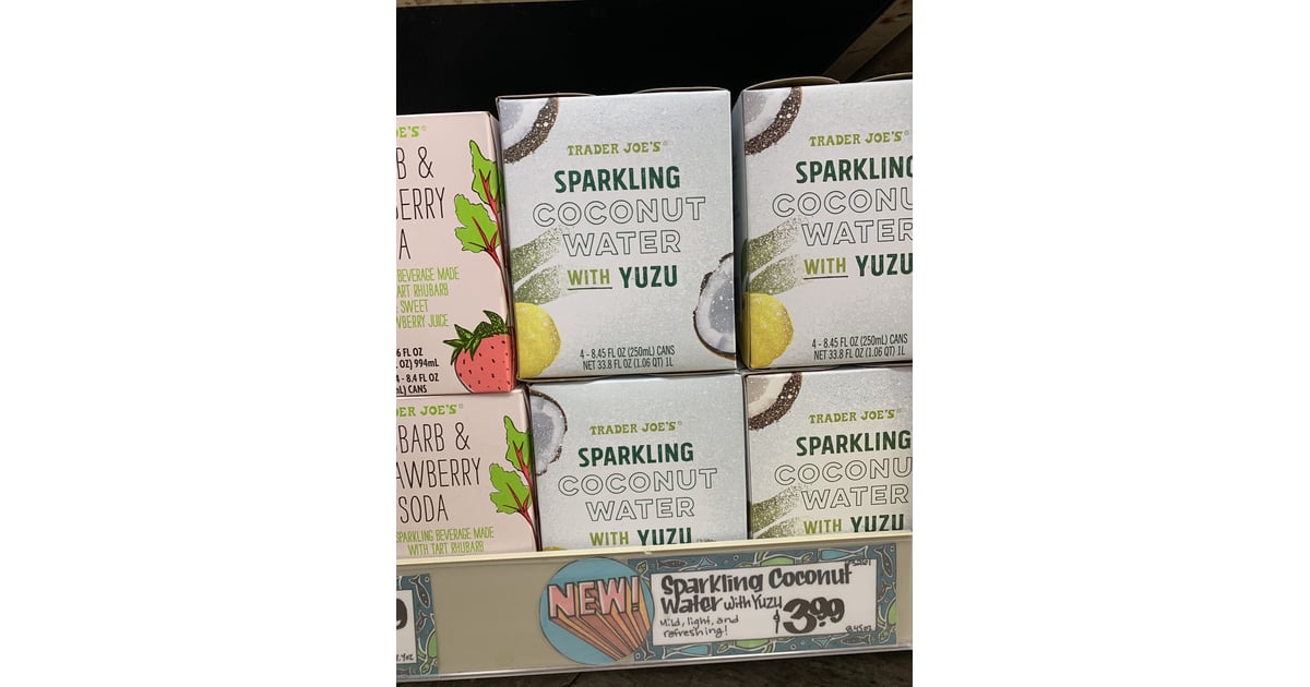 Trader Joe's Sparkling Coconut Water With Yuzu | The Best Products From Trader Joe's | POPSUGAR ...