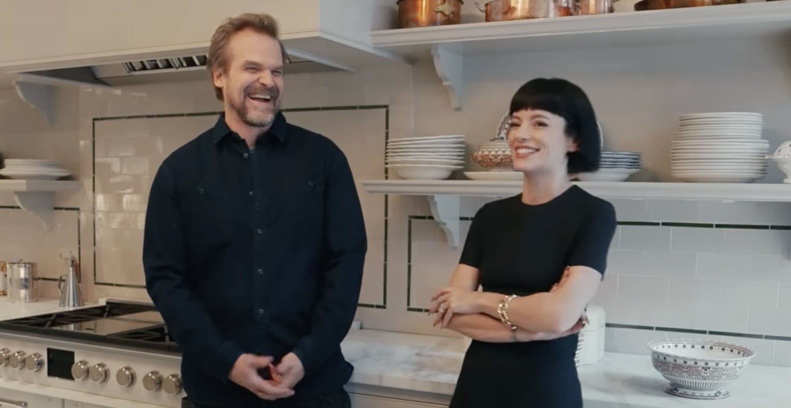 David Harbour and Lily Allen's Home Tour Video | POPSUGAR Home