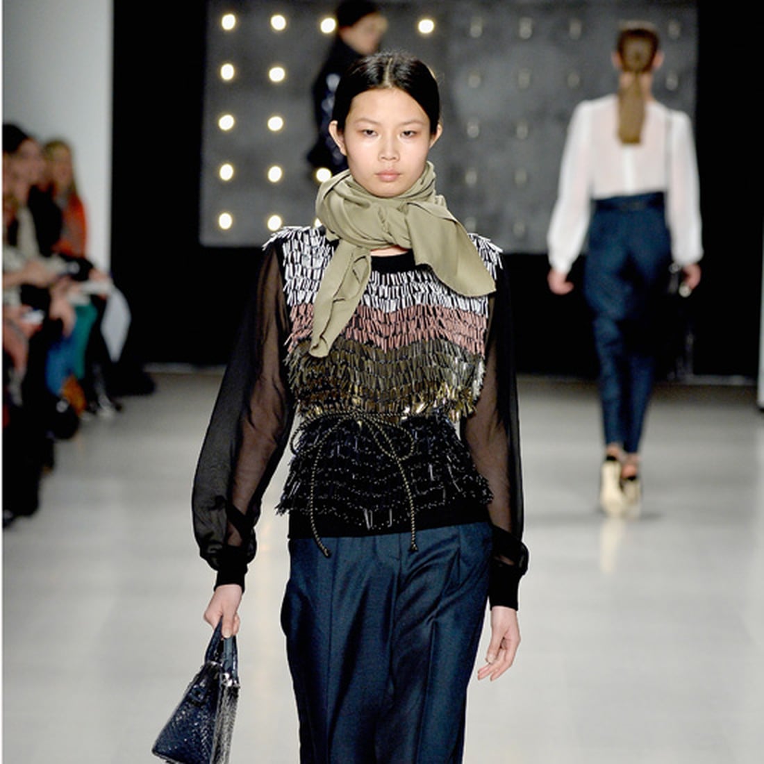 Milly Fall 2014 Hair and Makeup | Runway Pictures | POPSUGAR Beauty