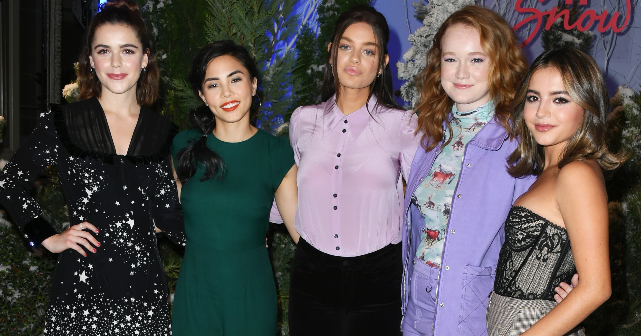 The Cast of Let It Snow Poses For Photos Together in LA | PS Celebrity