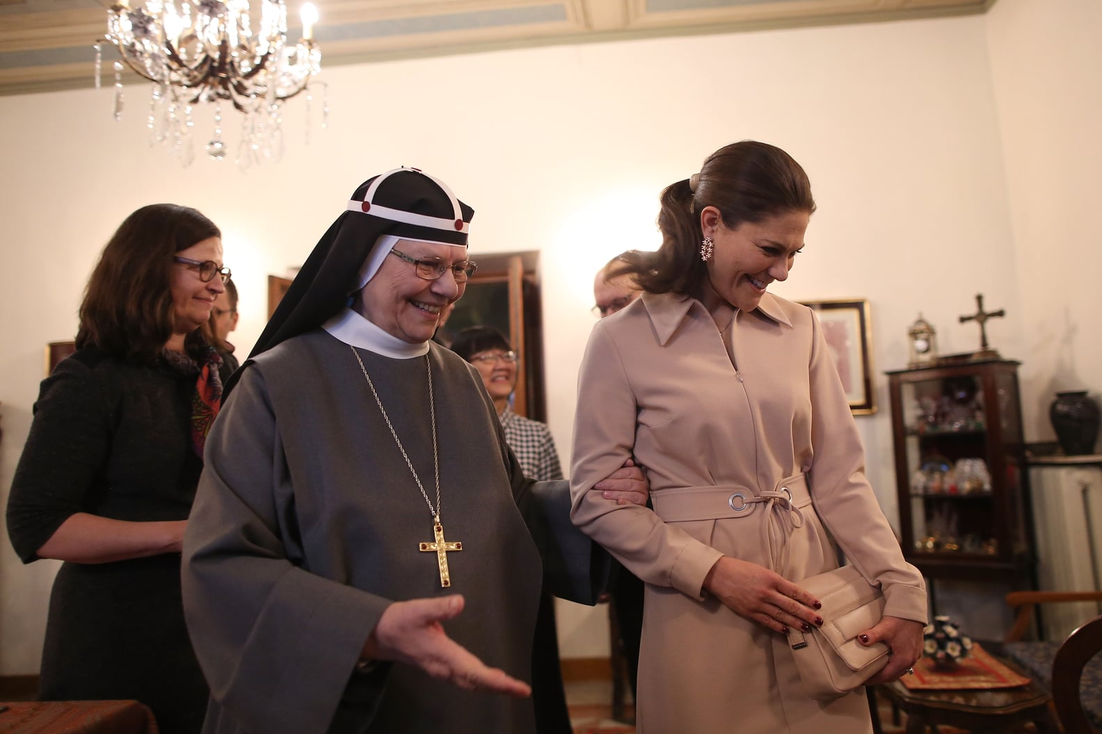 Princess Victoria's Beige Filippa K Dress December 2016 | PS Fashion