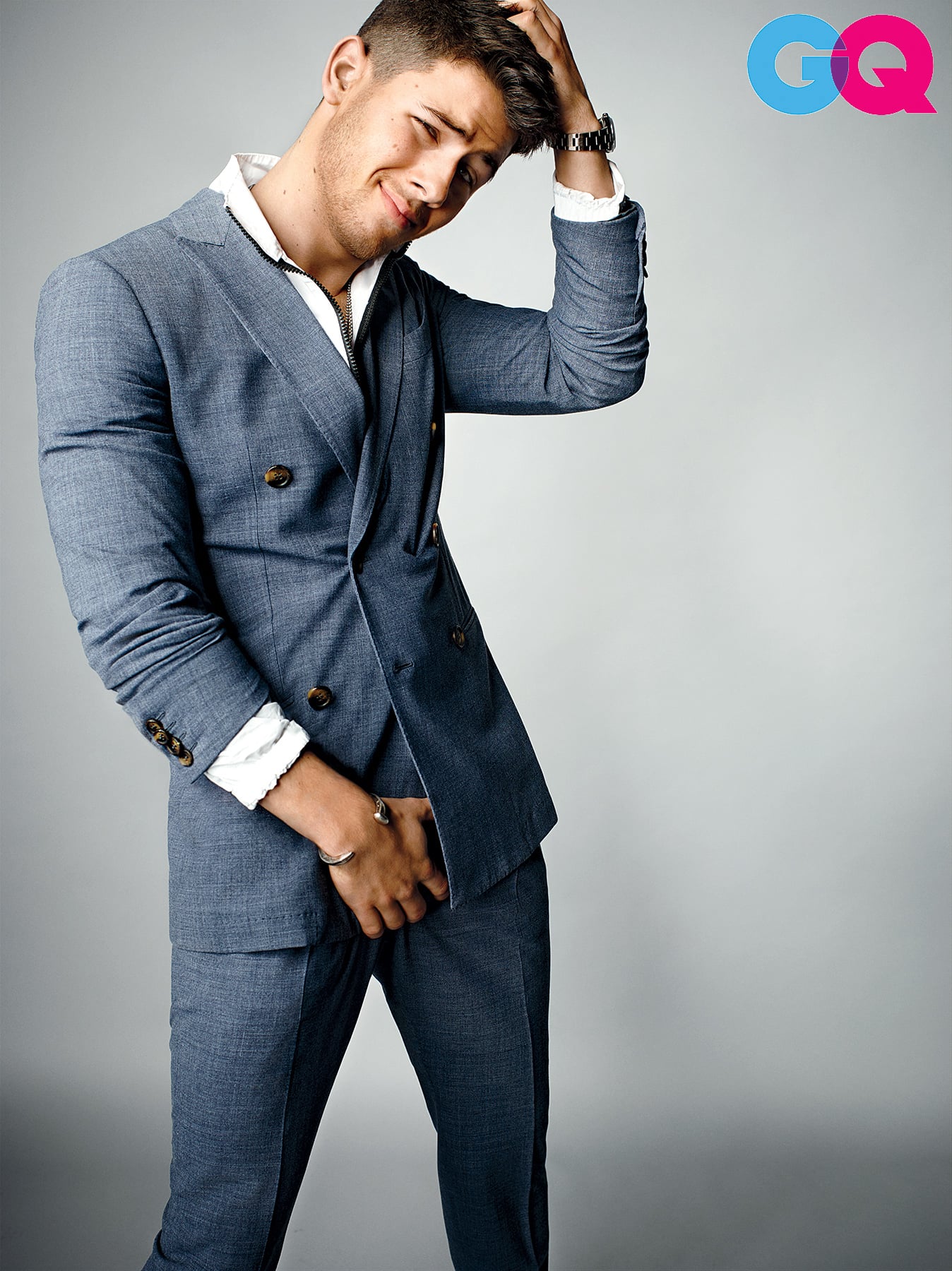 Nick Jonas in GQ Magazine February 2015 | POPSUGAR Celebrity