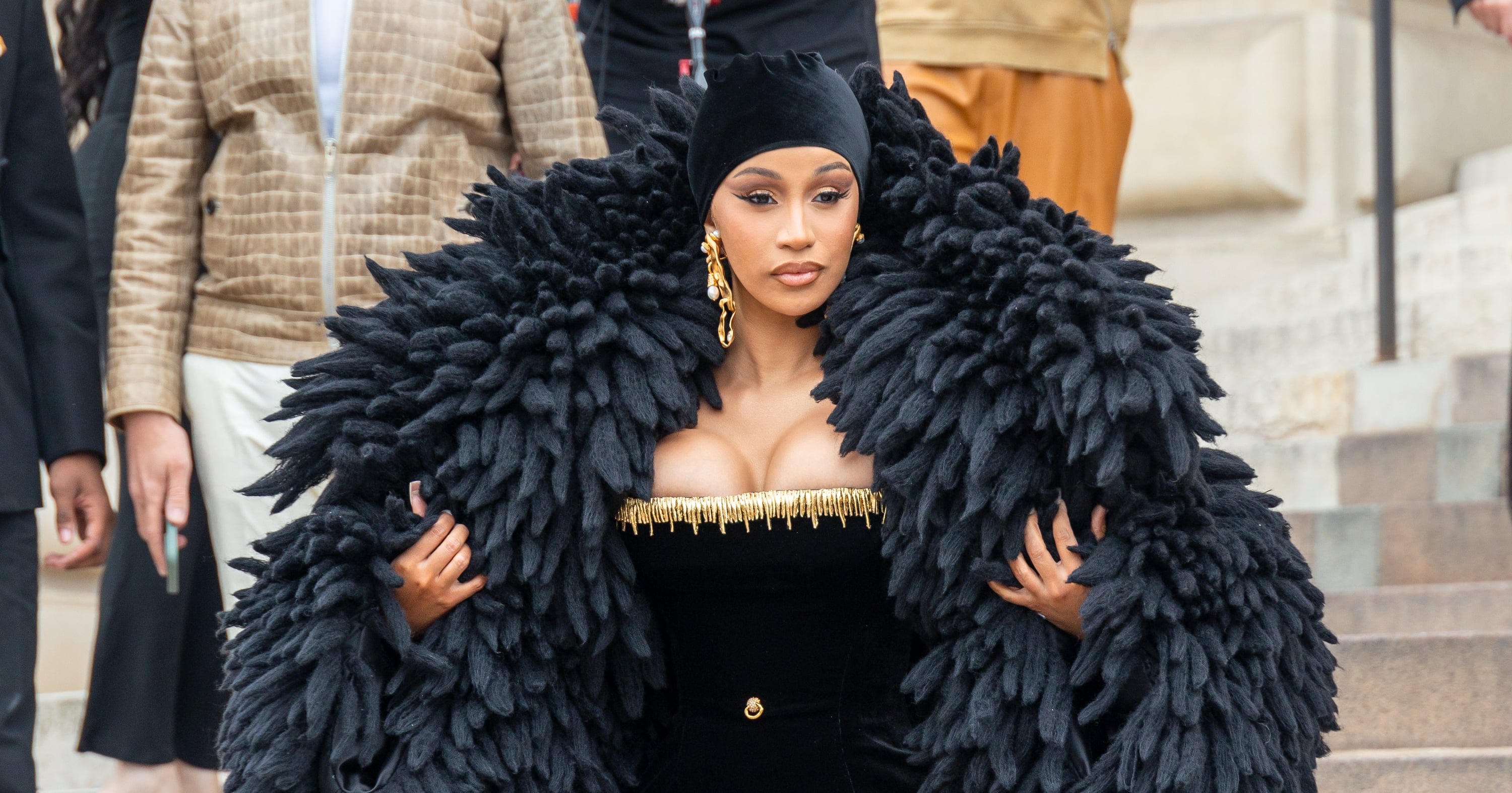 Cardi B's Schiaparelli Paris Fashion Week Look | POPSUGAR Fashion