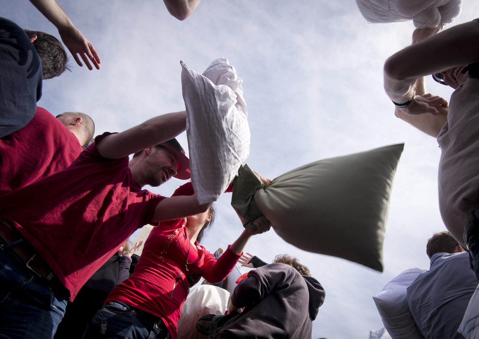 World Pillow Fight Day 2014 | PS Celebrity