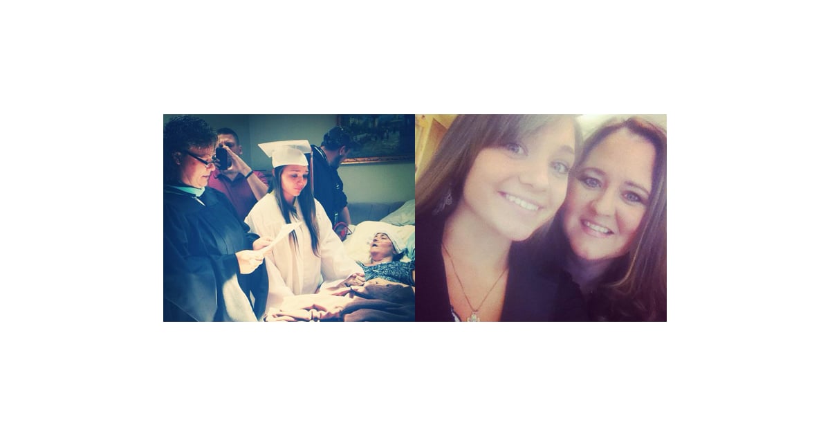 Megan Sugg Graduates at Her Mother's Hospital Bedside | POPSUGAR Celebrity