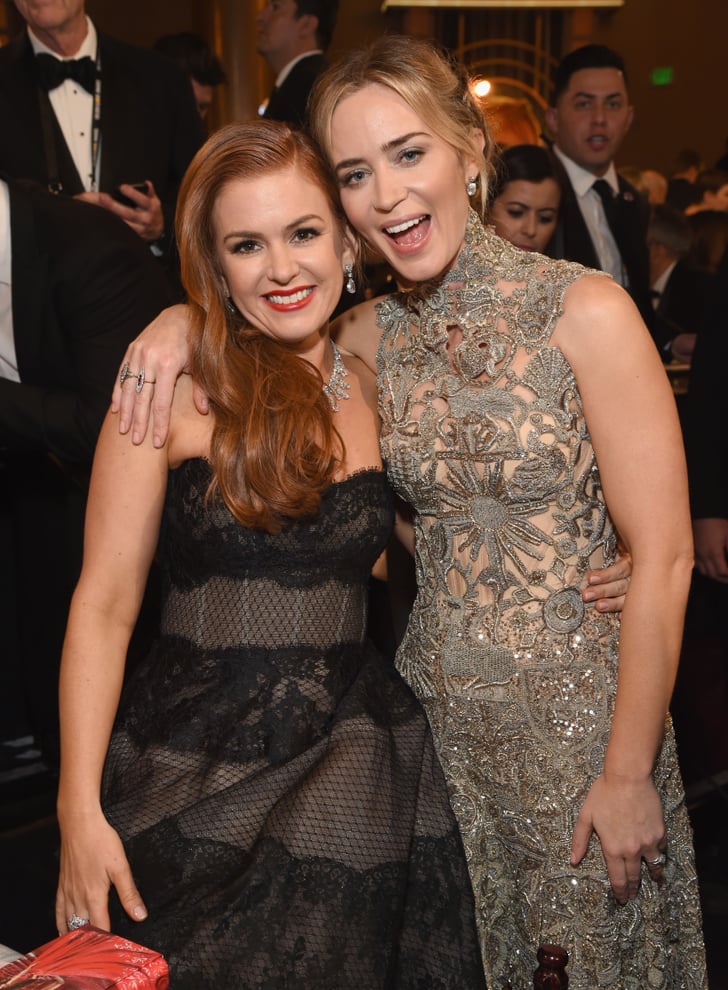 Pictured: Isla Fisher and Emily Blunt | Best Golden Globes Pictures ...