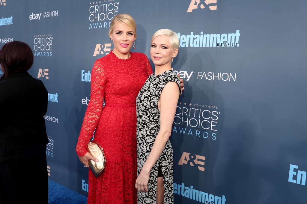 Busy Philipps and Michelle Williams at 2017 Critics' Choice | POPSUGAR ...