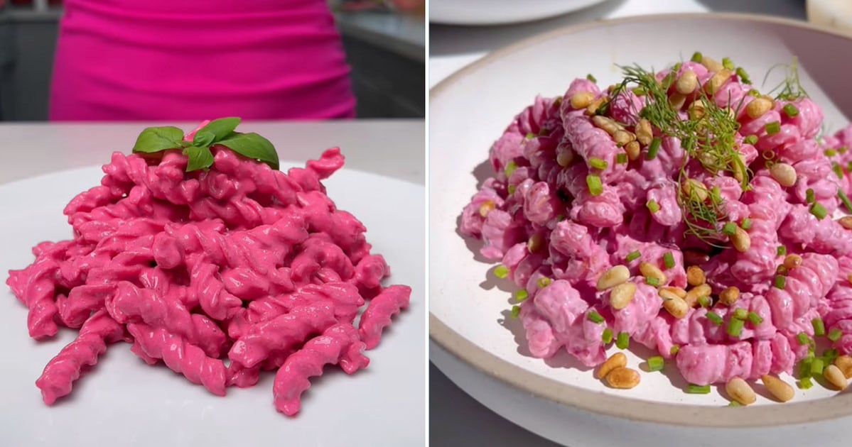 How to Make Barbie Pink Pasta From TikTok | PS Food